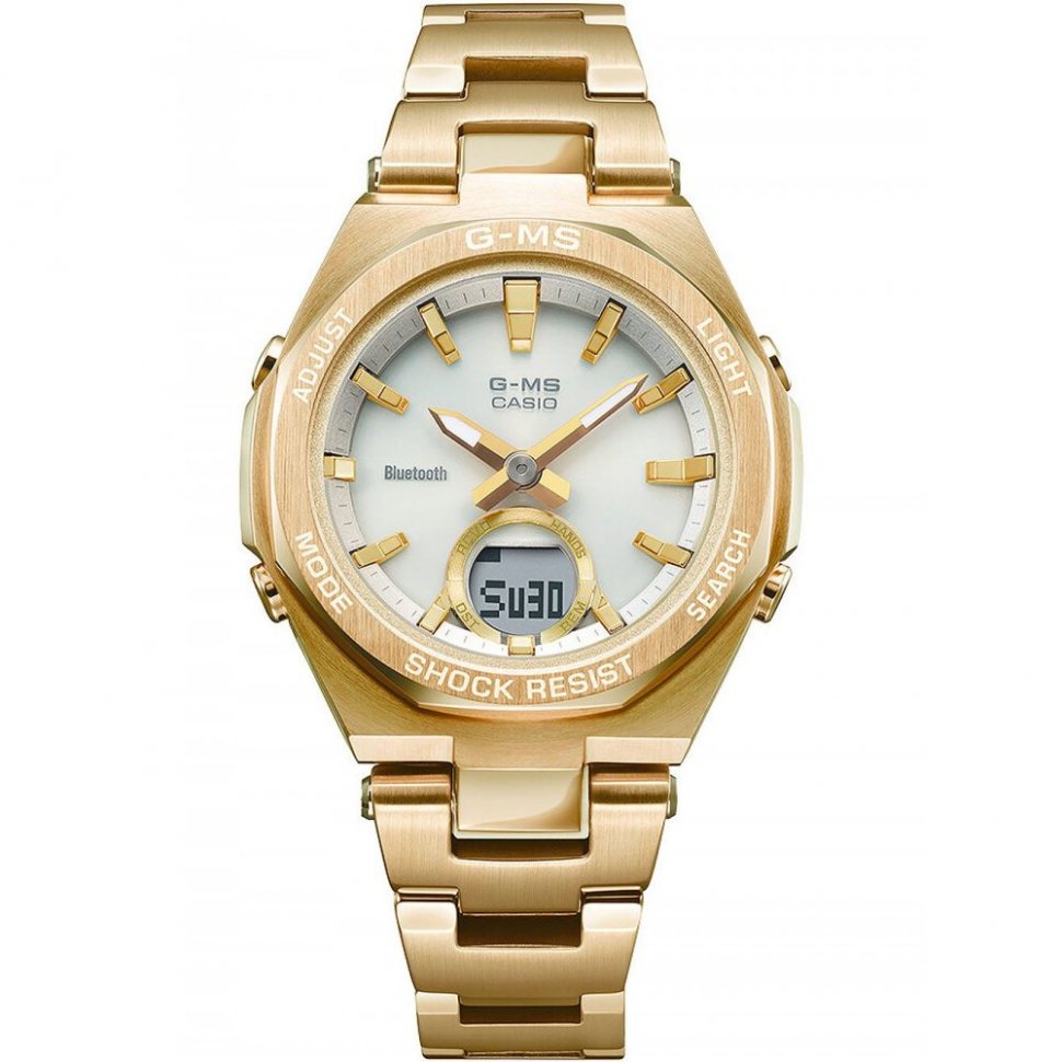 Casio MSG-B100DG-9AER Baby-G solar Ladies Watch 37mm 10ATM - Royaltime.sk