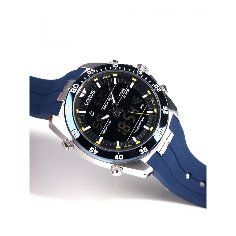 Lorus RW617AX9 Analog-Digital Alarm Chronograph 100M 46mm - Royaltime.sk