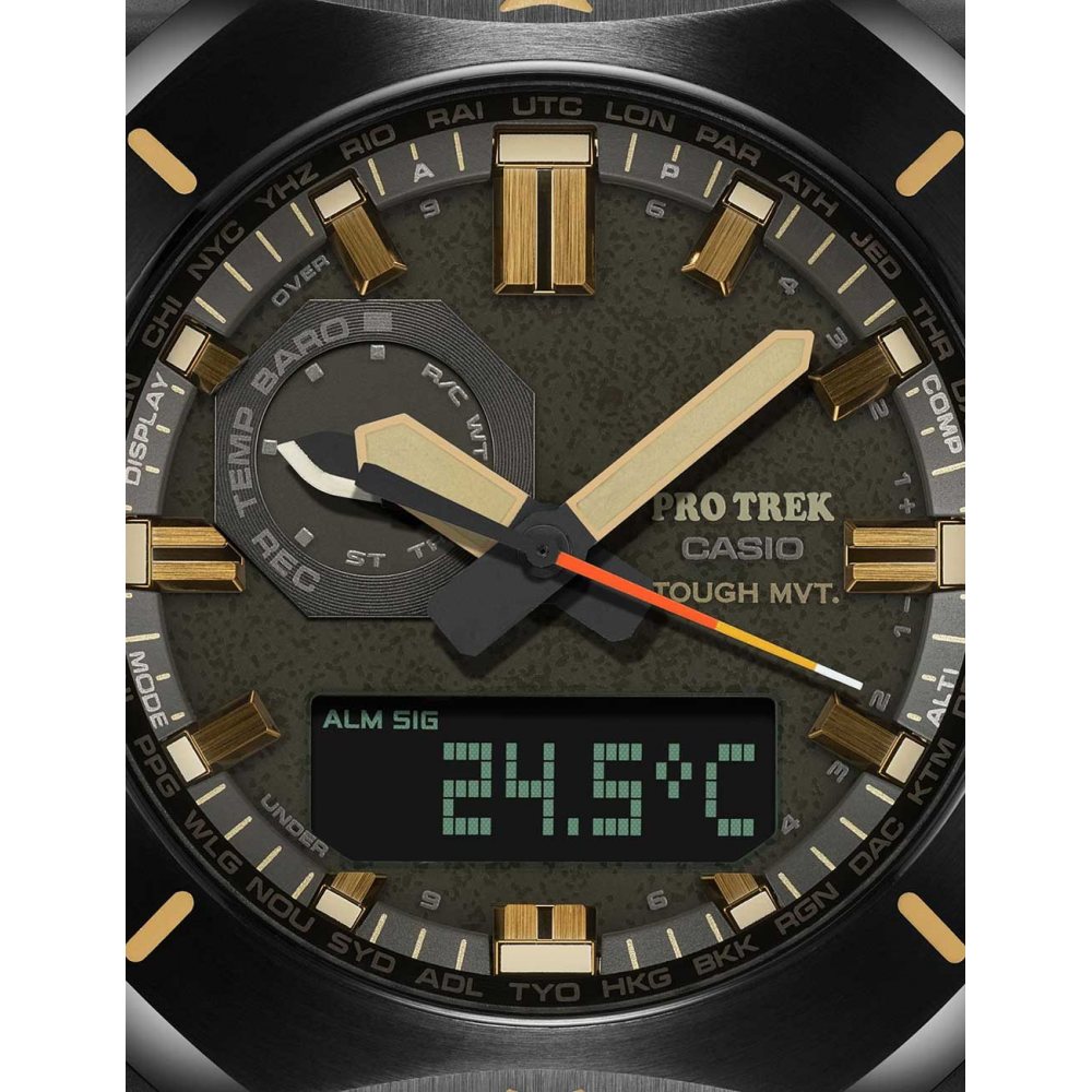 Casio PRW-6900Y-3ER Pro-Trek Radio Controlled Solar Mens Watch 45mm ...
