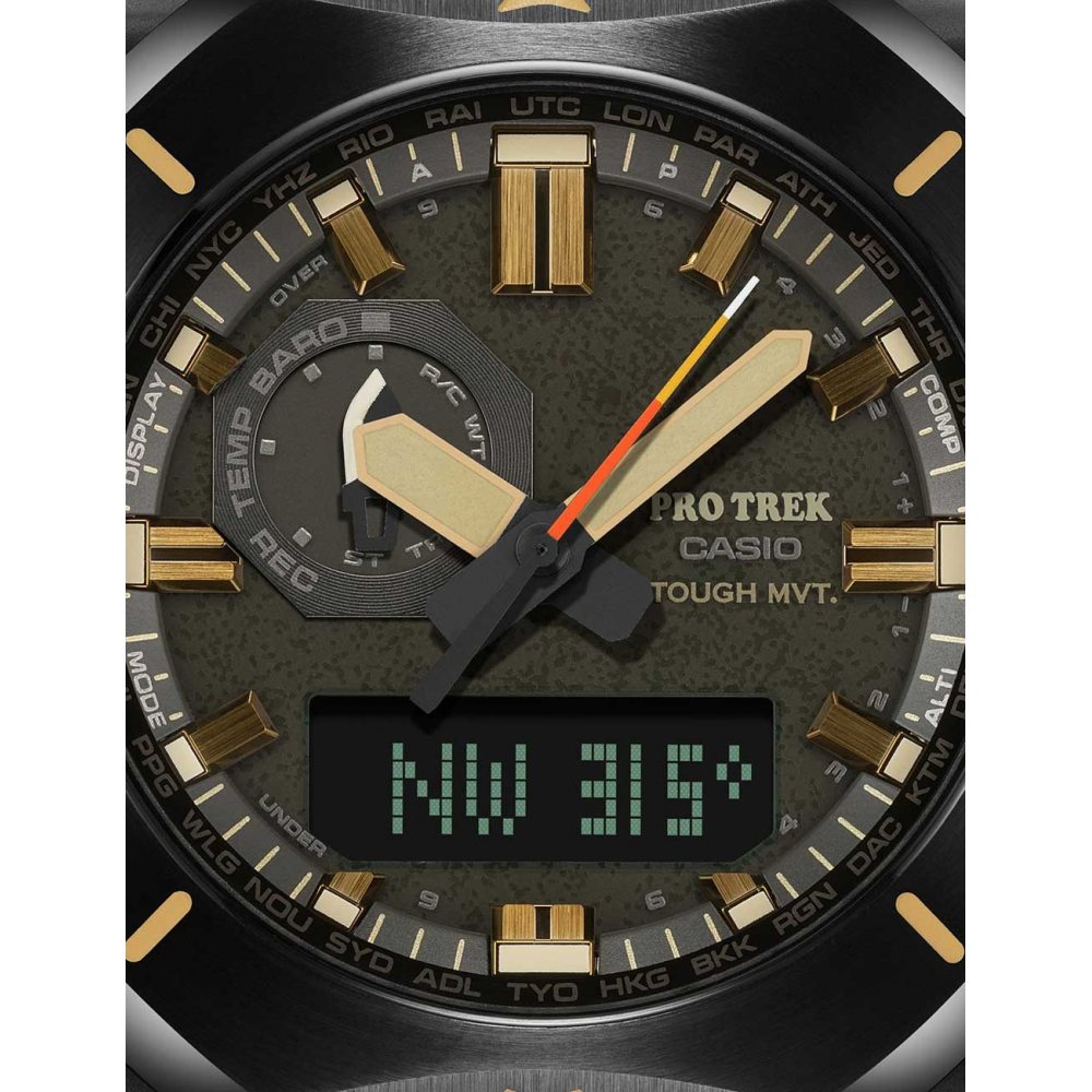 Casio PRW-6900Y-3ER Pro-Trek Radio Controlled Solar Mens Watch 45mm ...