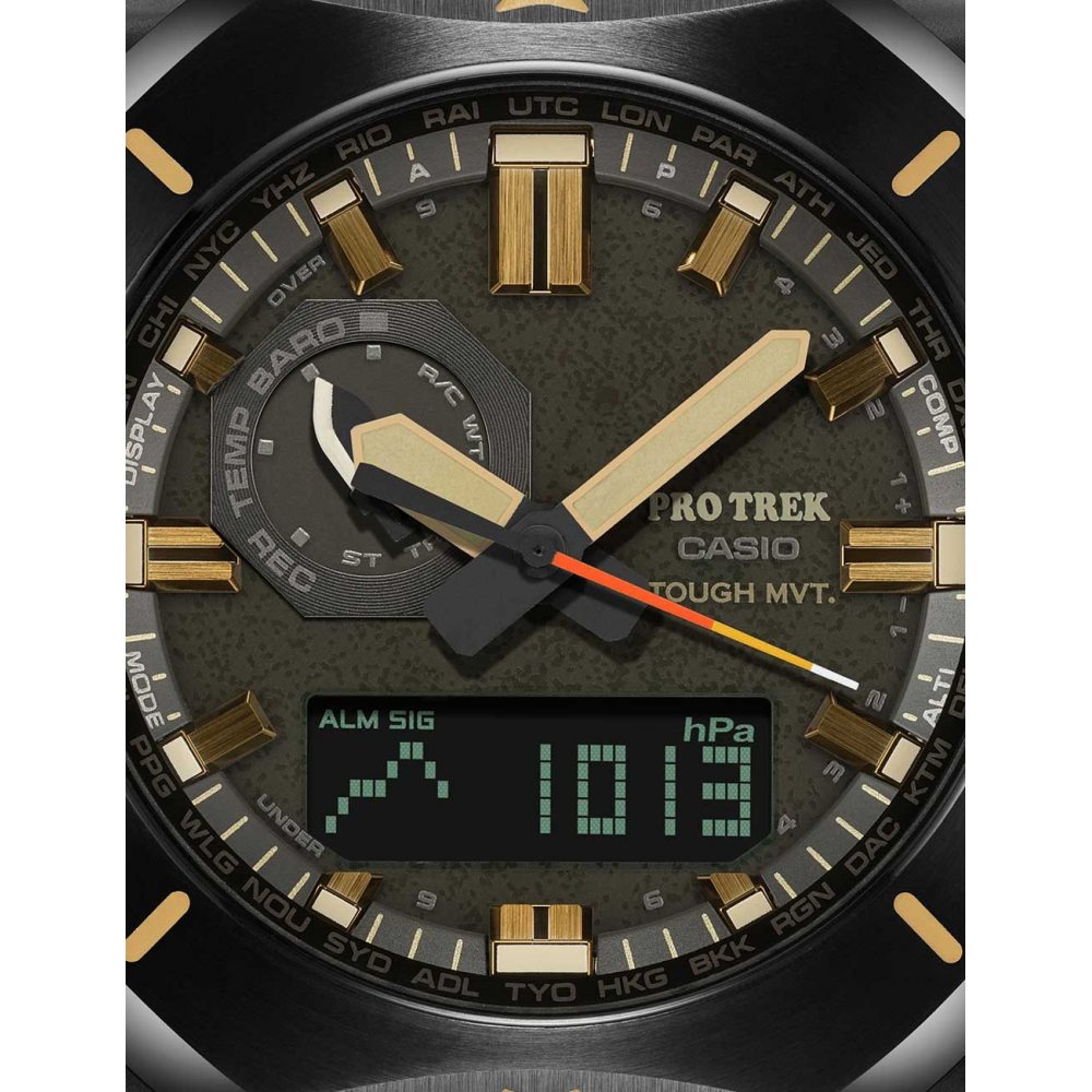 Casio PRW-6900Y-3ER Pro-Trek Radio Controlled Solar Mens Watch 45mm ...